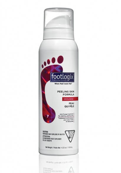 Footlogix Peeling Skin - medicated anti fungal foot care, athletes foot